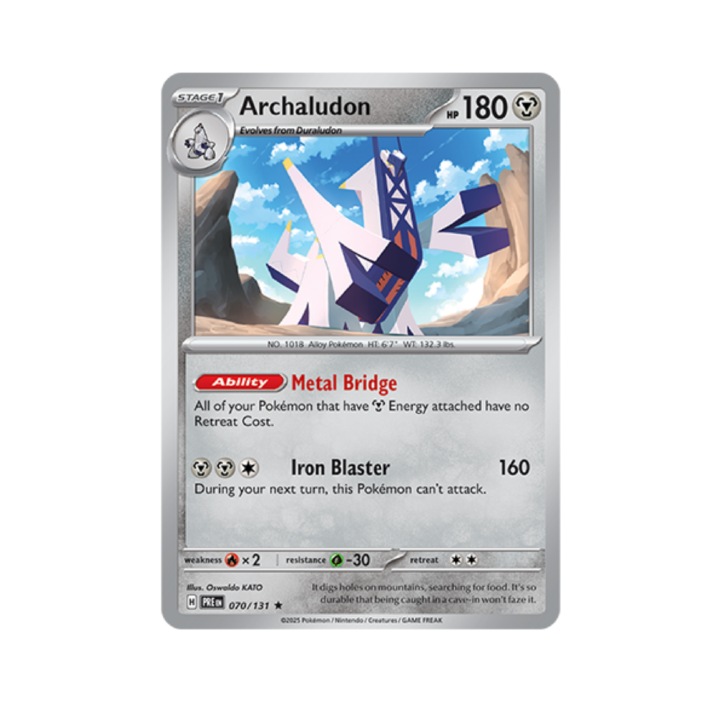 Prismatic Evolutions Archaludon #70 Pokeball | Pokeverse