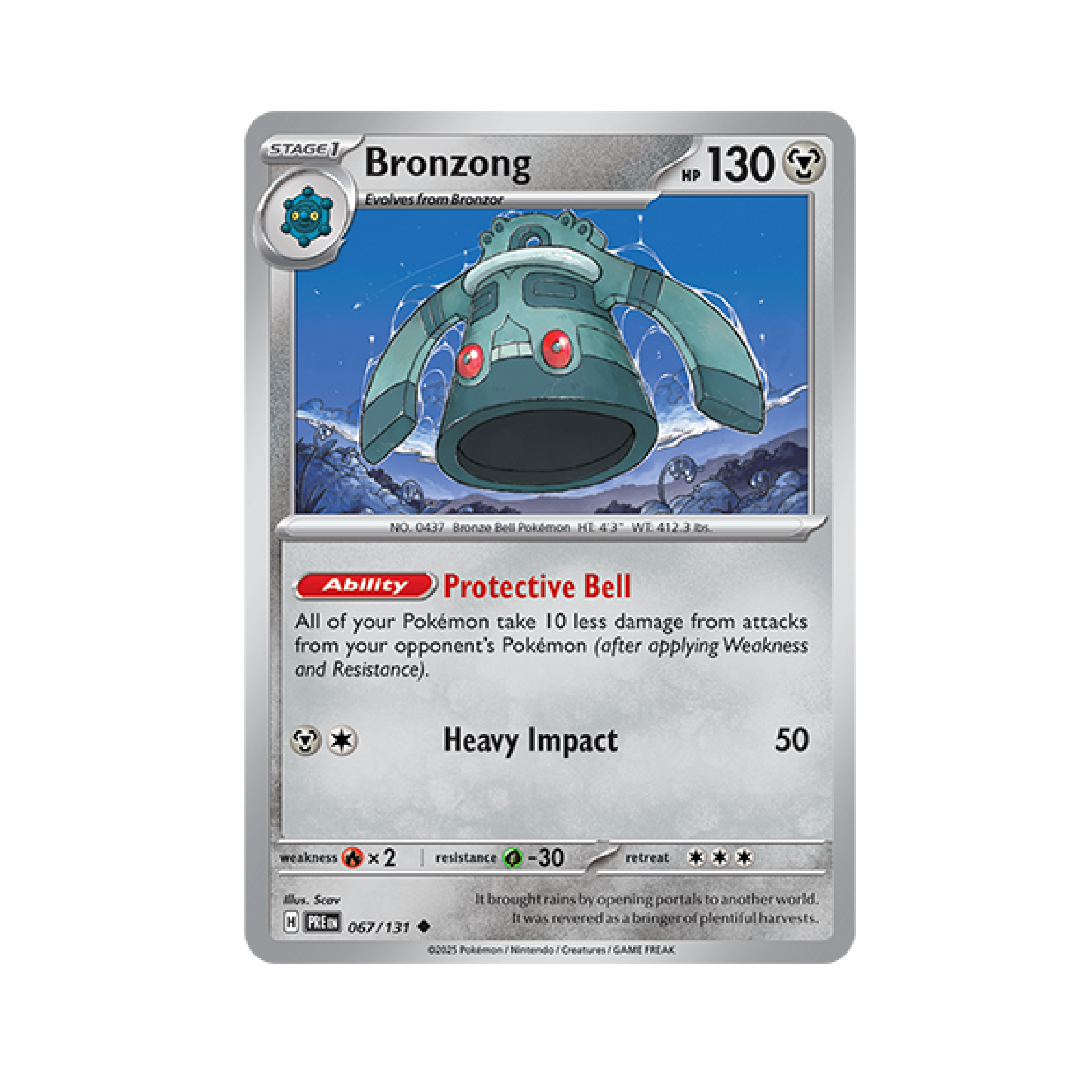 Prismatic Evolutions Bronzong #67 - Pokeverse