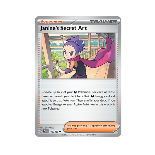 Prismatic Evolutions Janine's Secret Art #112 Holo | Pokeverse