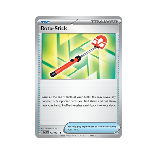 Prismatic Evolutions Roto-Stick #127 Pokeball | Pokeverse