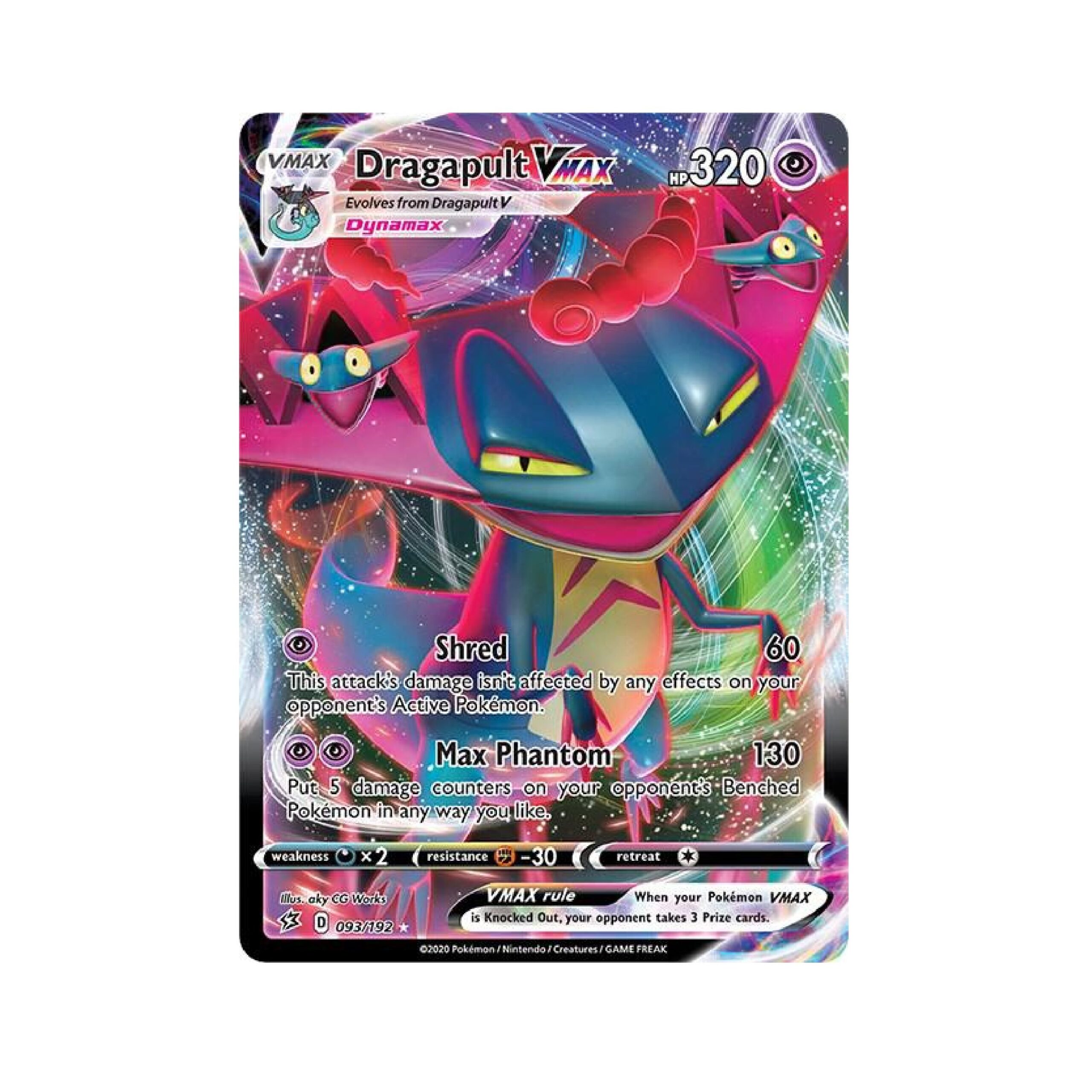 Rebel Clash Dragapult V Max #93 - Pokeverse