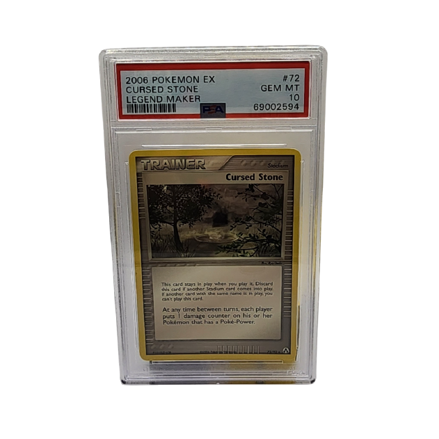 2006 Pokemon Legend Maker Cursed Stone #72 PSA 10 - Pokeverse