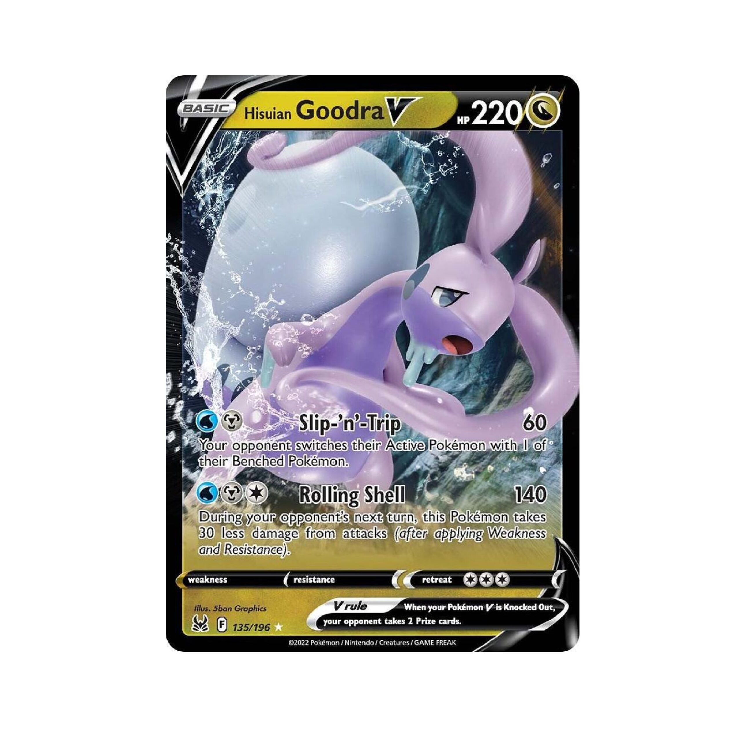 Lost Origin Hisuian Goodra V #135 - Pokeverse