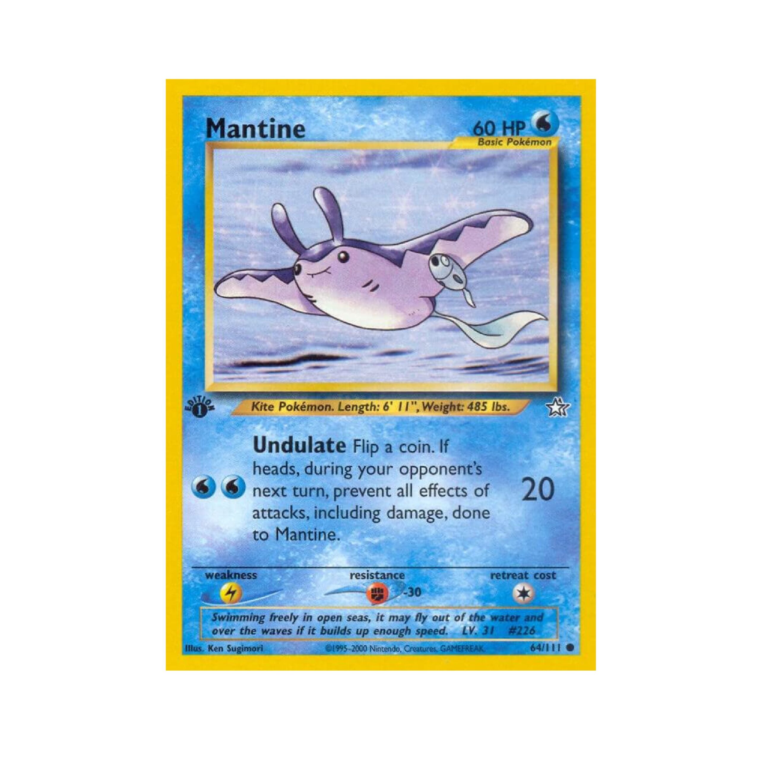 Neo Genesis Mantine #64 1st Edition | Pokeverse