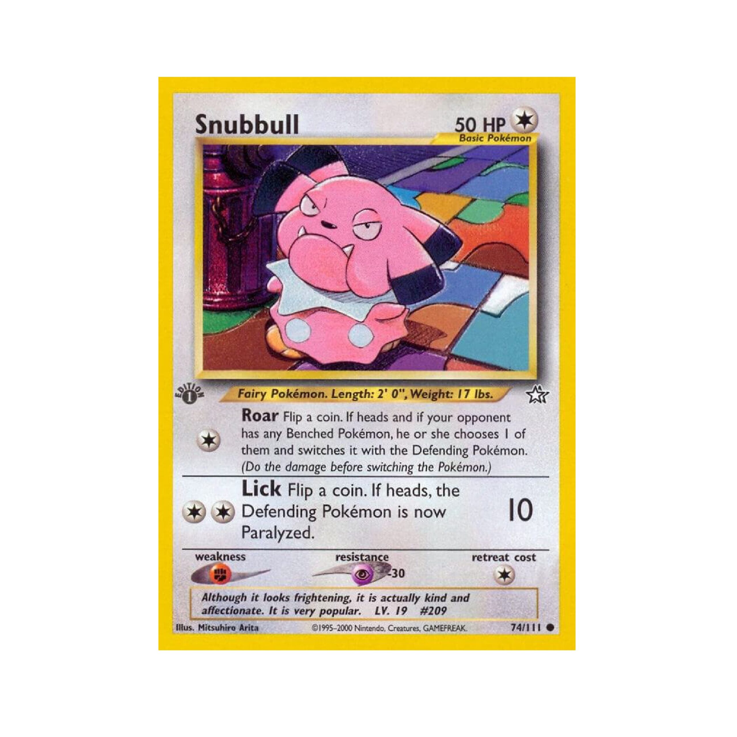 Neo Genesis Snubbull #74 1st Edition | Pokeverse