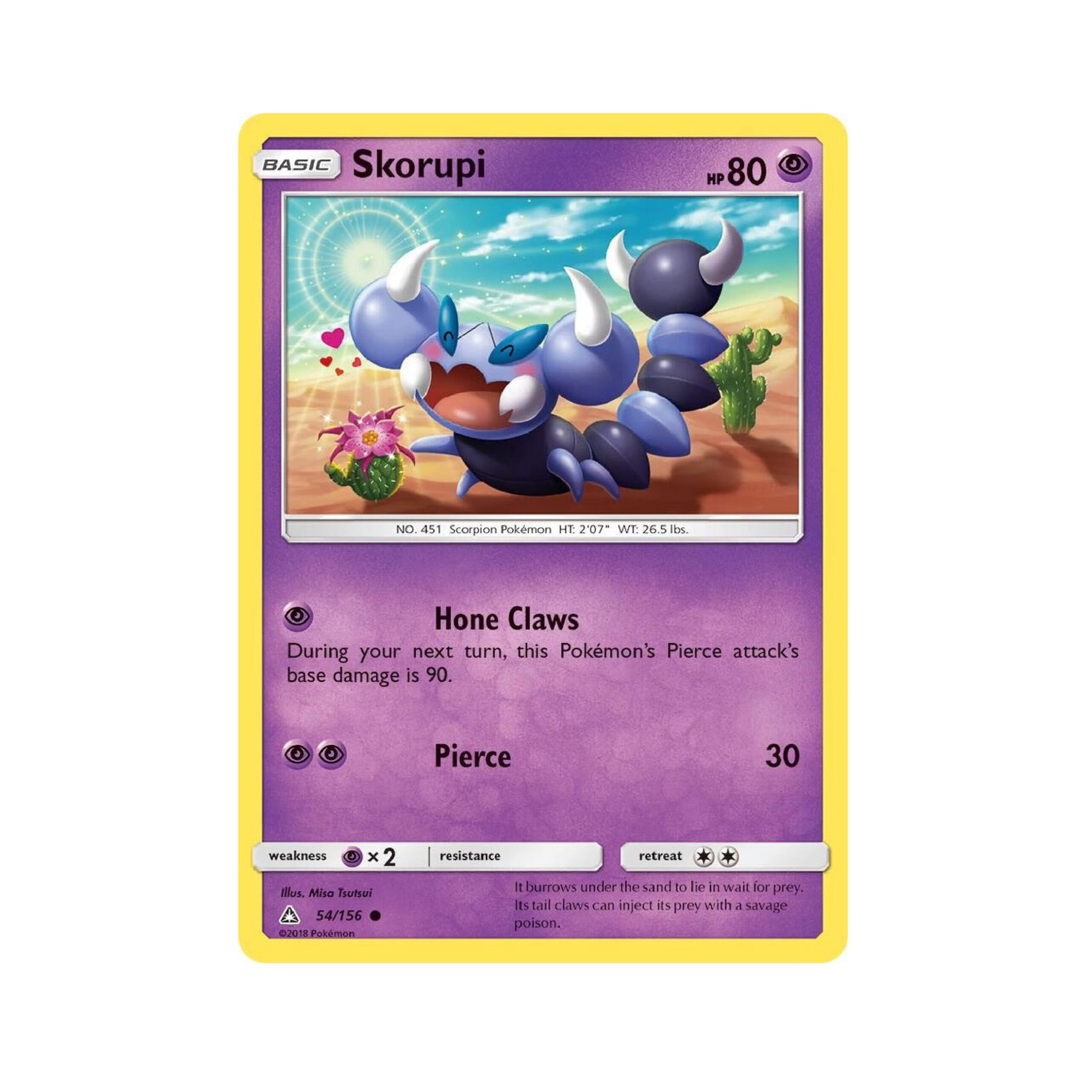 Ultra Prism Skorupi #54 | Pokeverse