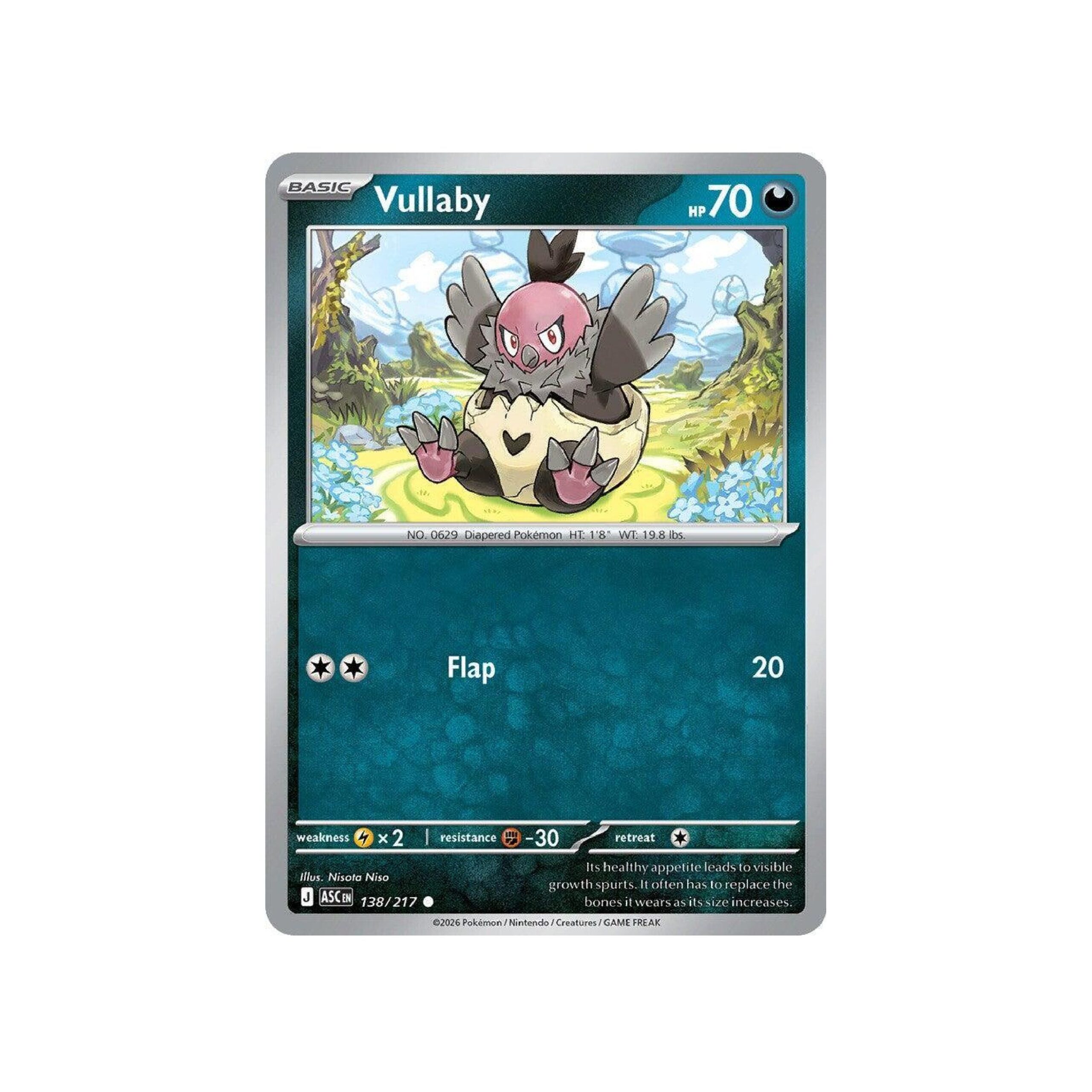 Ascended Heroes Vullaby #138 | Pokeverse